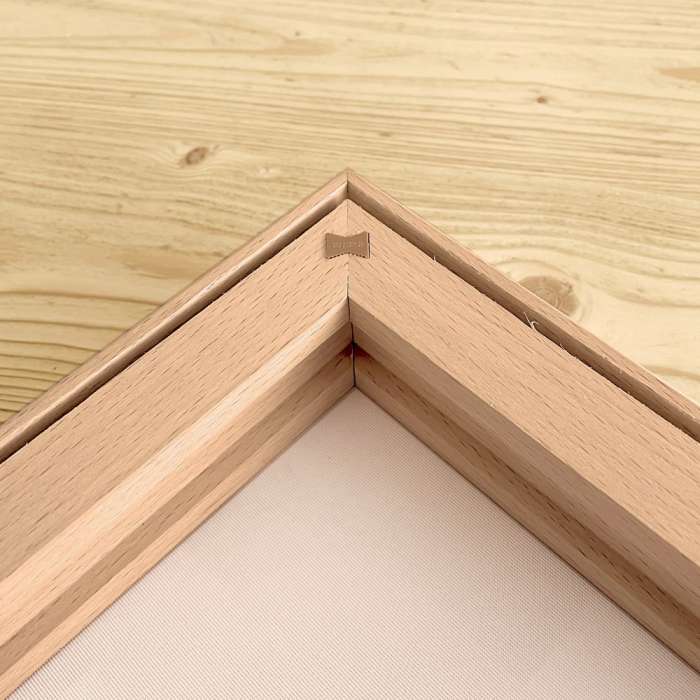 Frame Wood Floor - cornice + base | da terra | supporti per la stampa ...